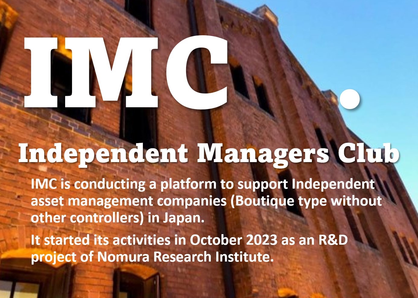 Response to the survey! -- Importance of the Independent Asset Managers ...